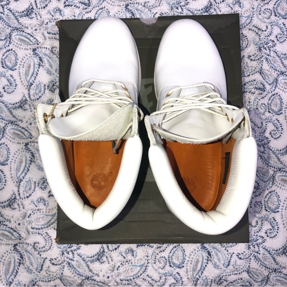 Timberland | Shoes | 6 Inch Premium Boot Ghost White Custom Boots Size ...